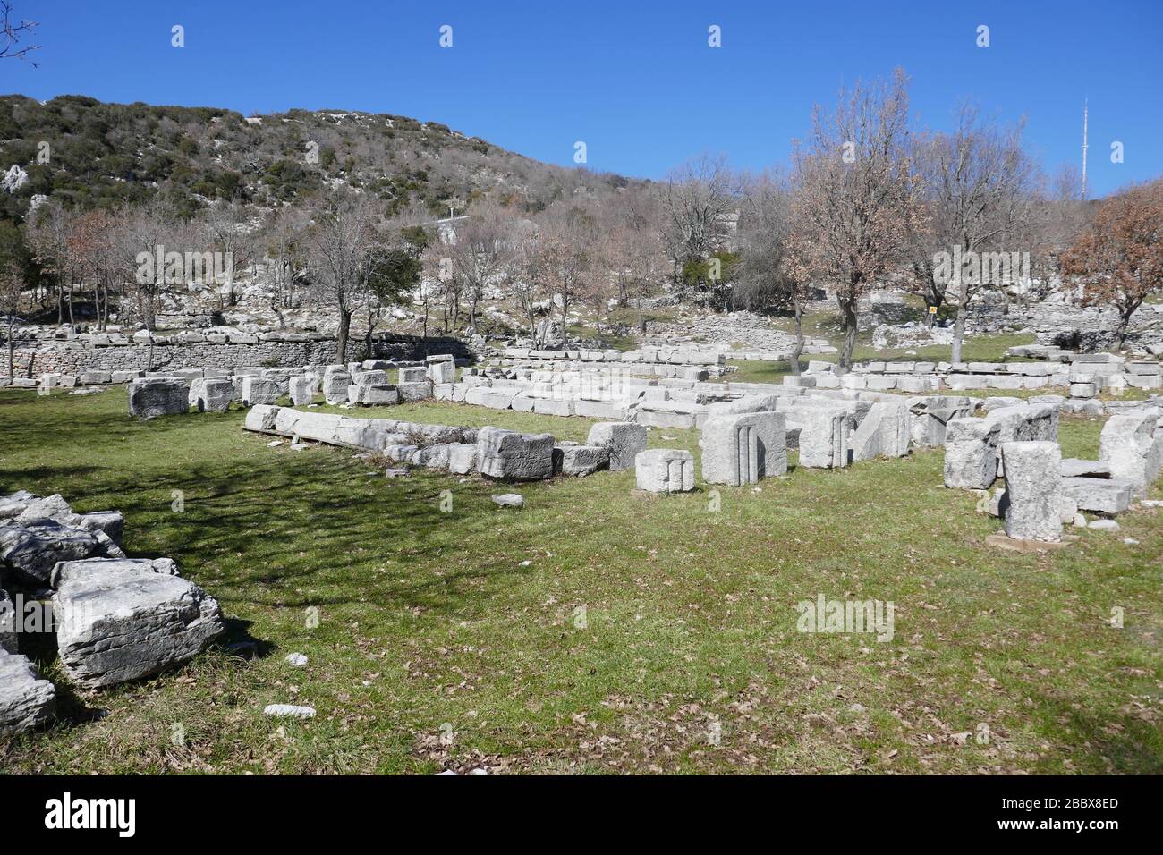 Bassae Archaeological Site Stock Photo - Alamy