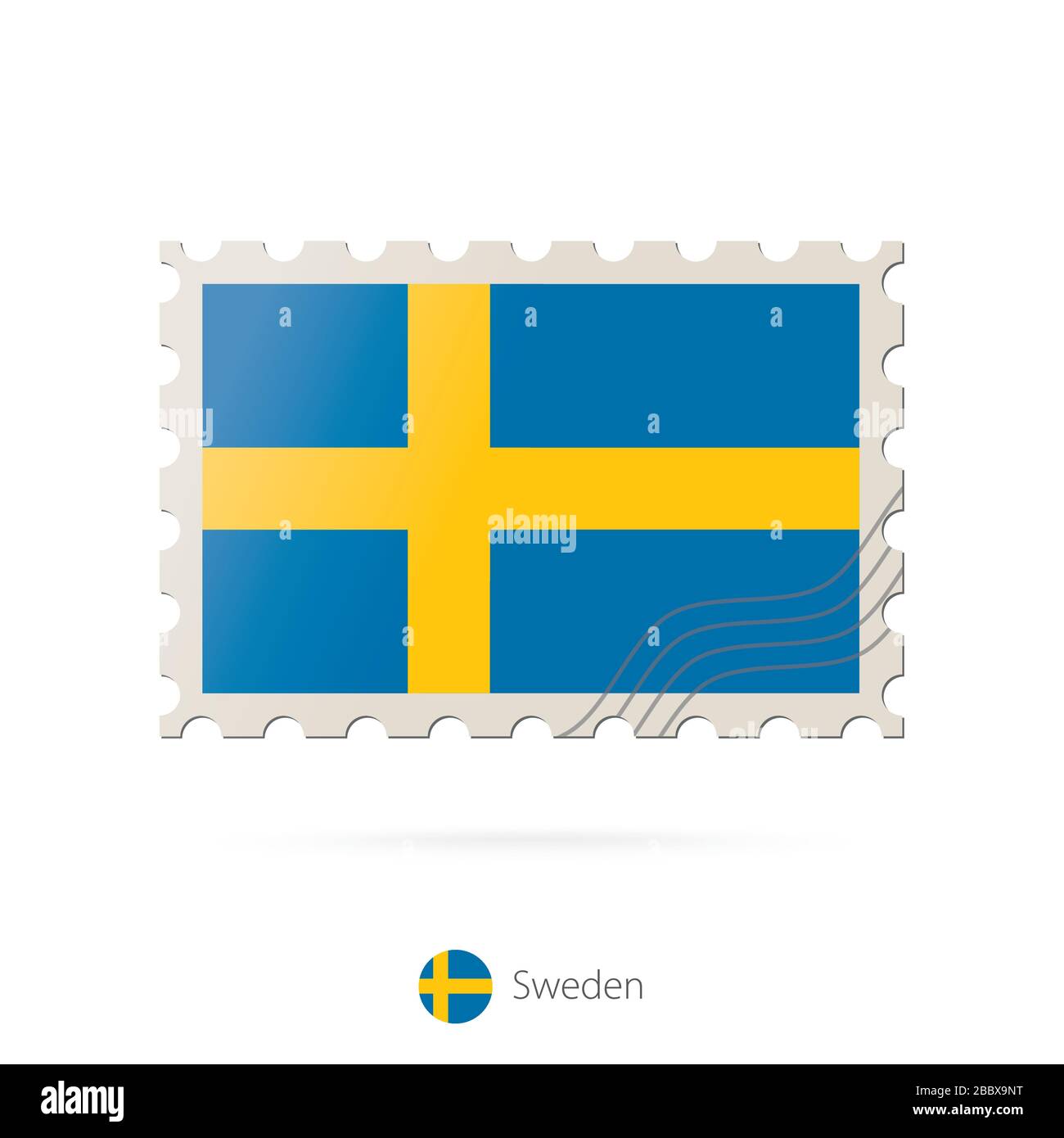 Sweden Postage Stamp High Resolution Stock Photography and Images - Alamy
