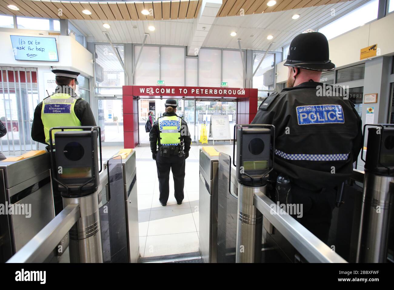 Peterborough, UK. 01st Apr, 2020. Day Nine of Lockdown in Peterborough ...