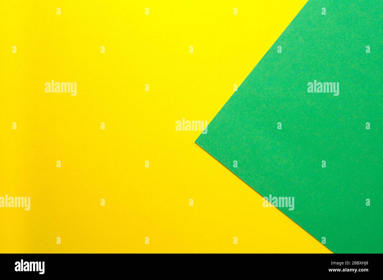 Yellow and green color paper texture or background Stock Photo - Alamy