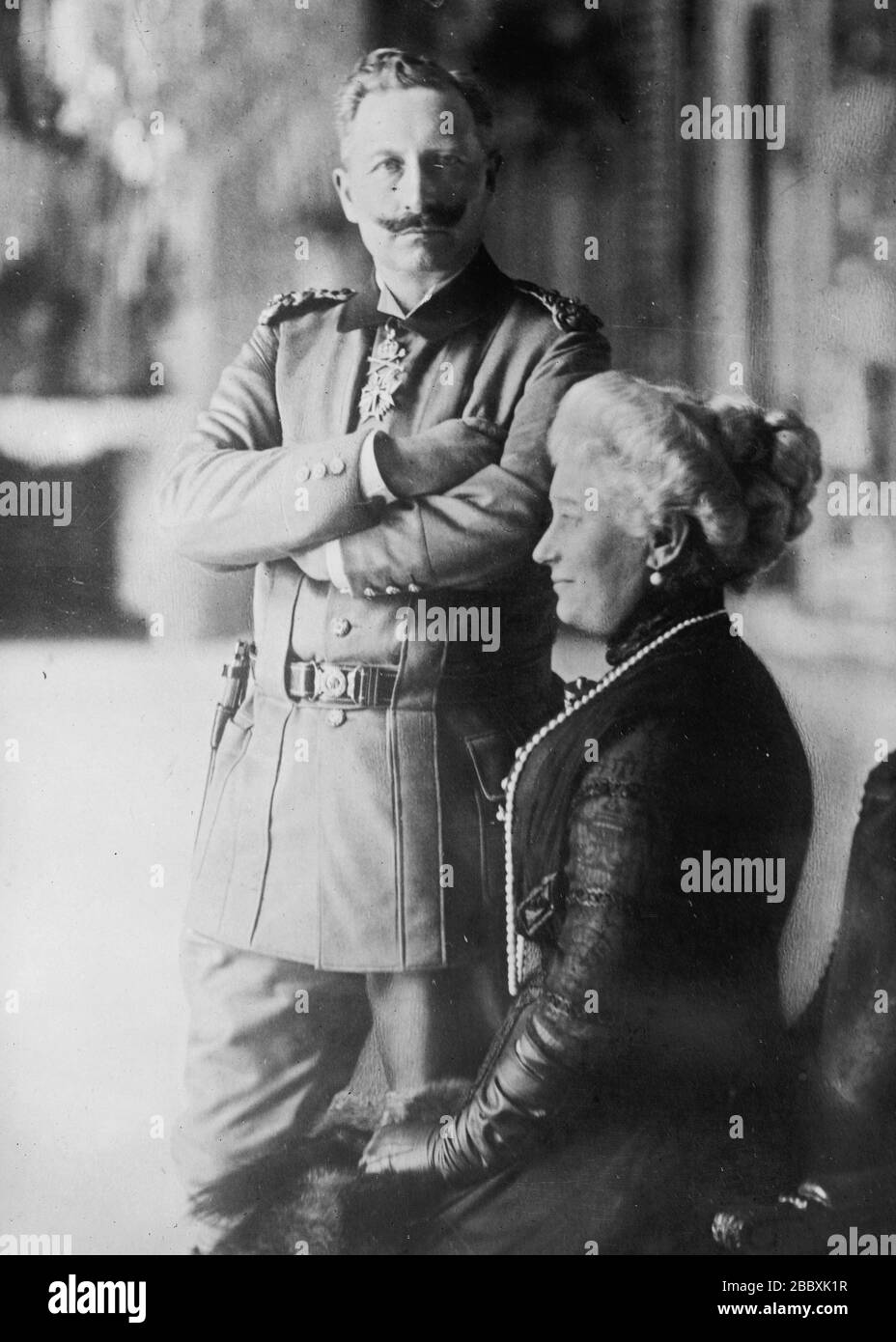 Kaiser Wilhelm II of Germany and Kaiserin Augusta Victoria ca. 1910 ...