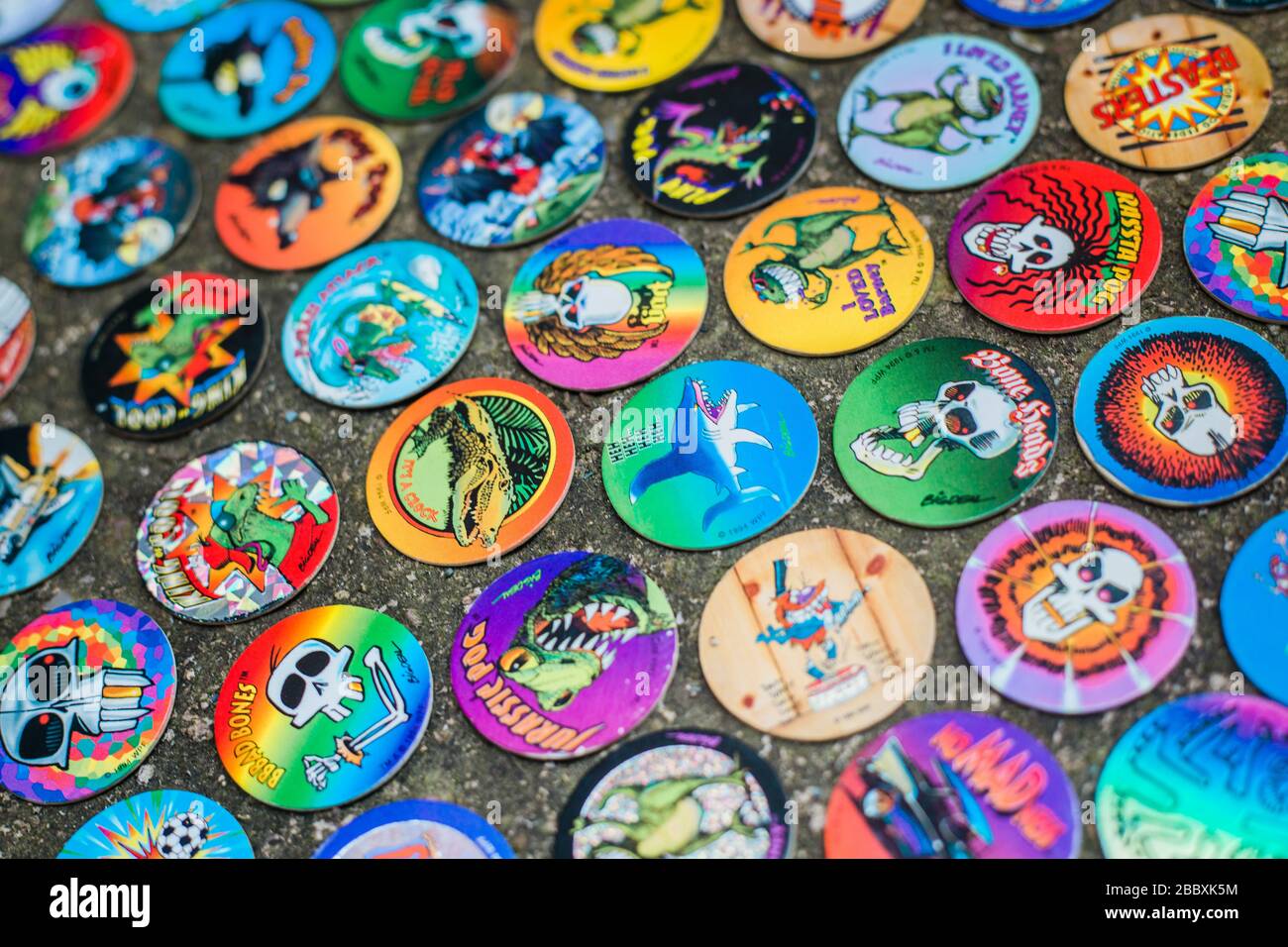 1990s pogs hi-res stock photography and images - Alamy