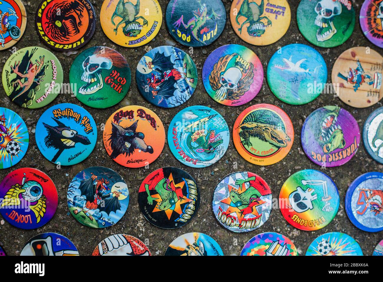 1990s pogs hi-res stock photography and images - Alamy