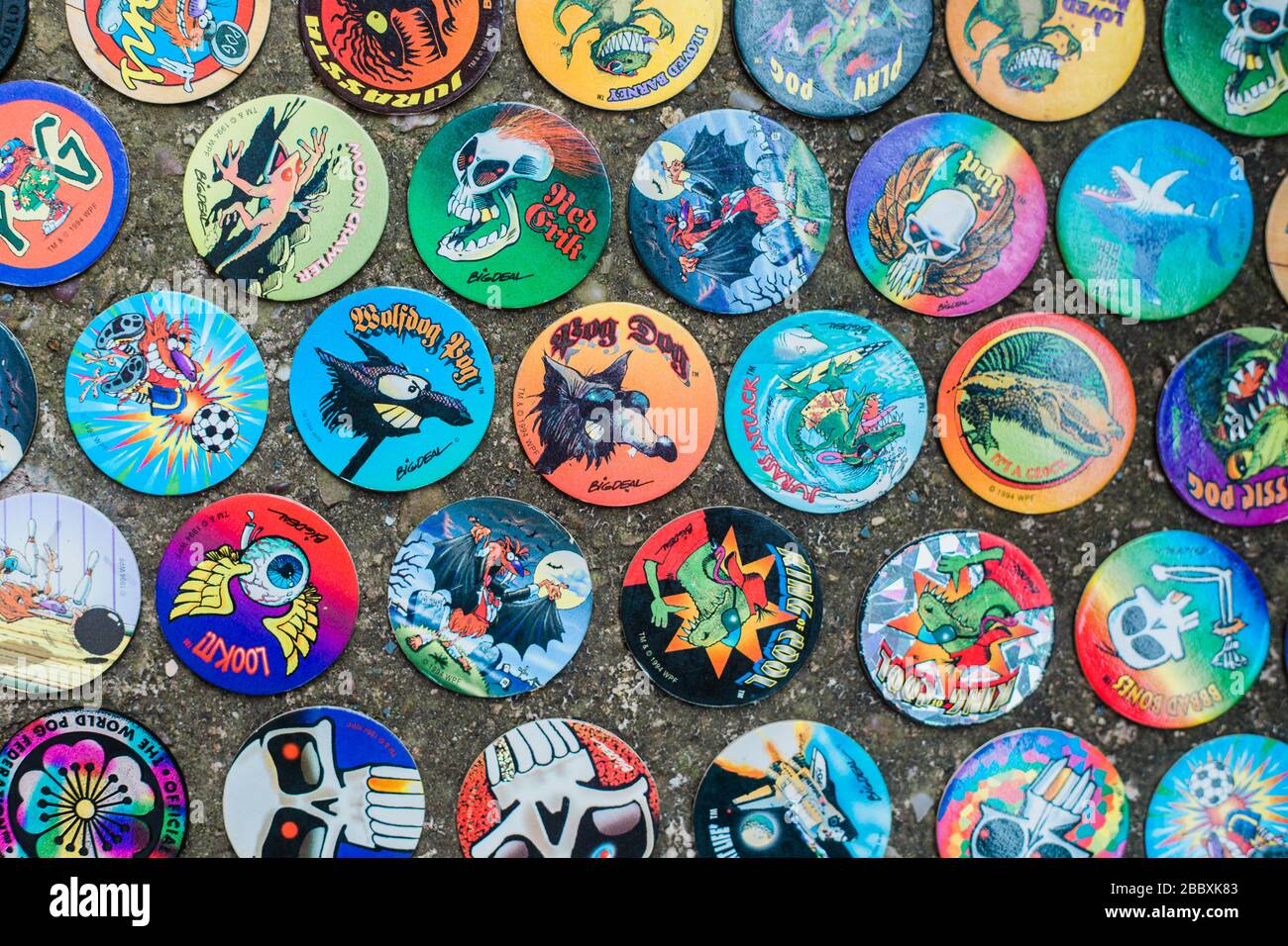 1990s pogs hi-res stock photography and images - Alamy