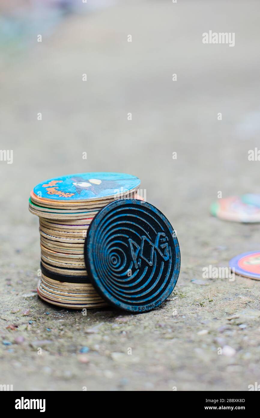 1990s pogs hi-res stock photography and images - Alamy
