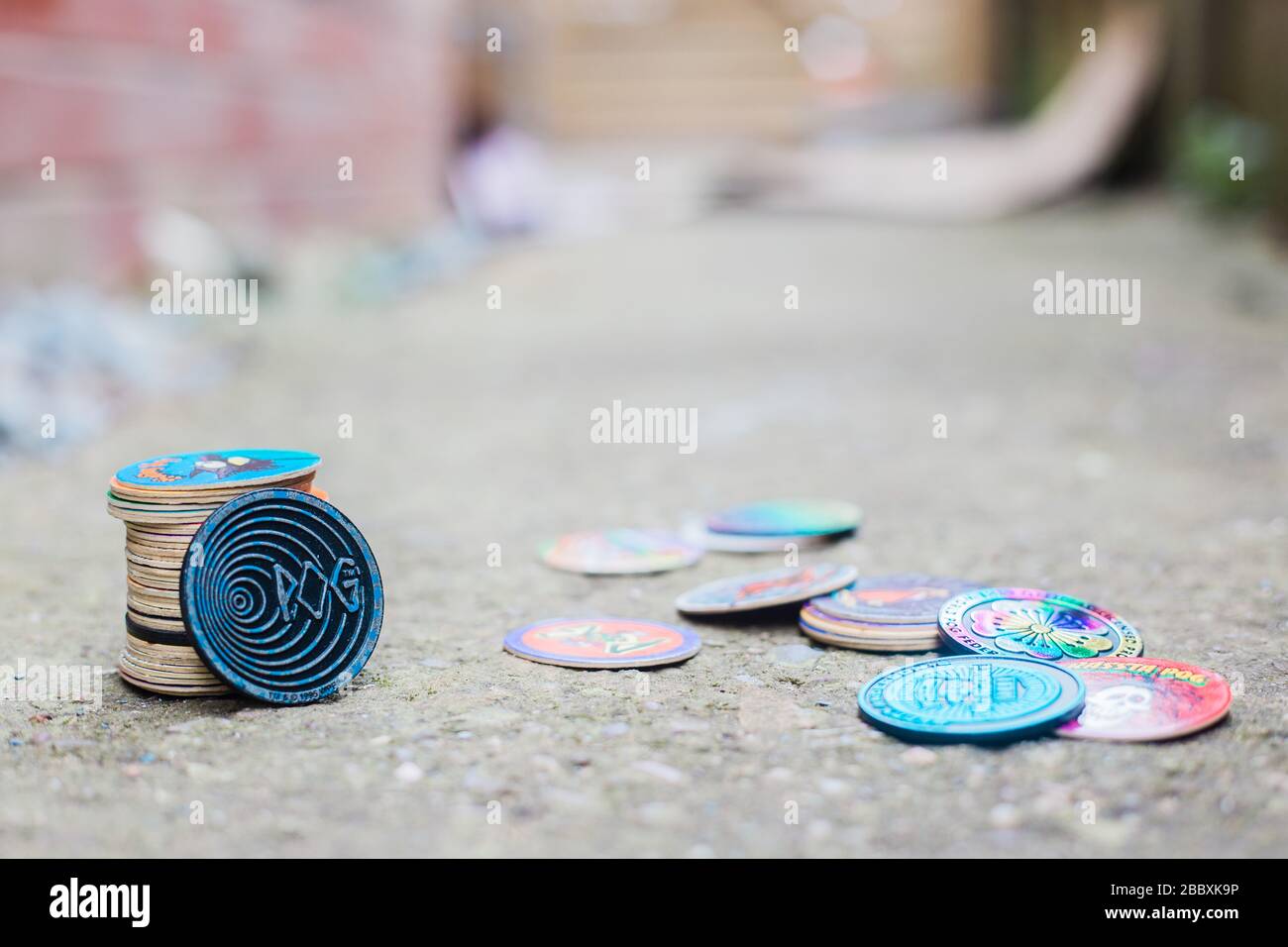 1990s pogs hi-res stock photography and images - Alamy