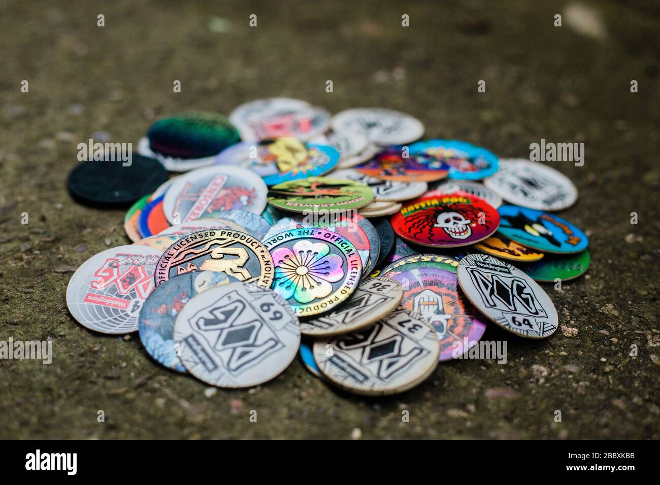 1990s pogs hi-res stock photography and images - Alamy