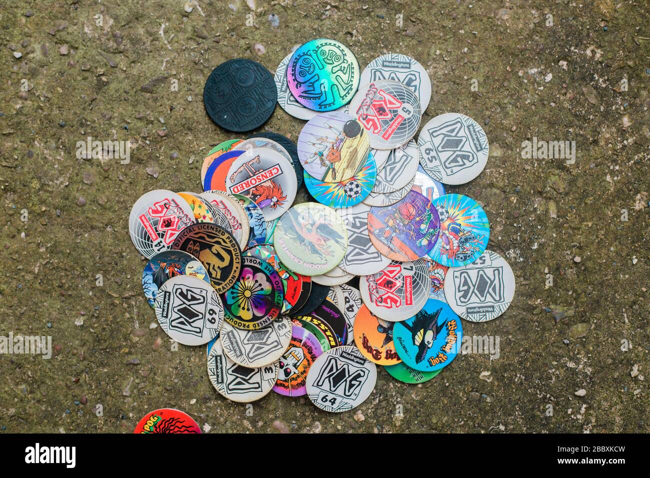 1990s pogs hi-res stock photography and images - Alamy