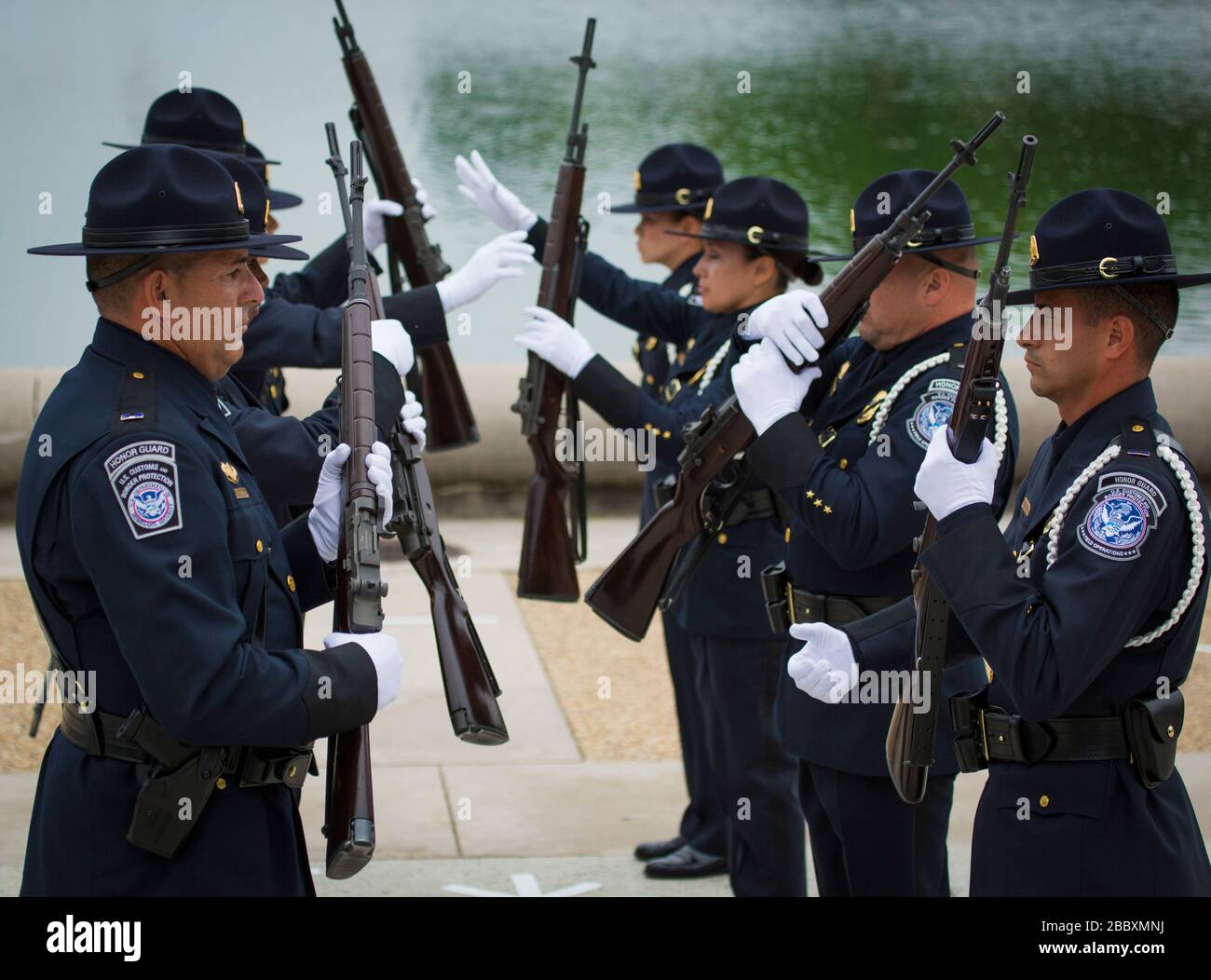 Reportage - Customs and Border Protection, Office of Field Operations Honor Guard Team compete ...