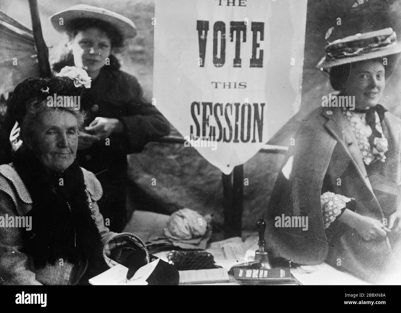Vintage suffrage poster hi-res stock photography and images - Alamy