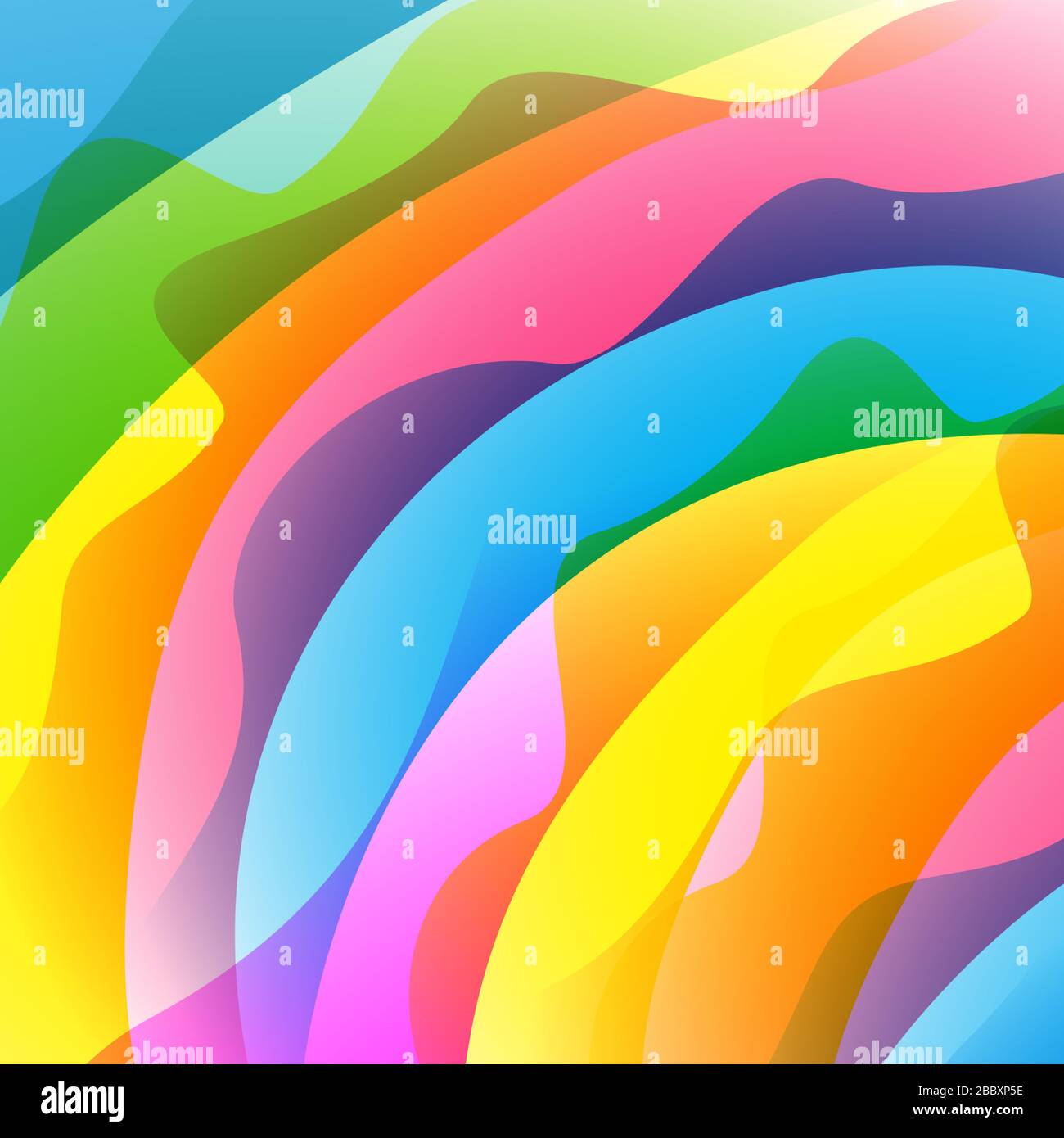Colorful abstract background with curves lines. Vector illustration ...