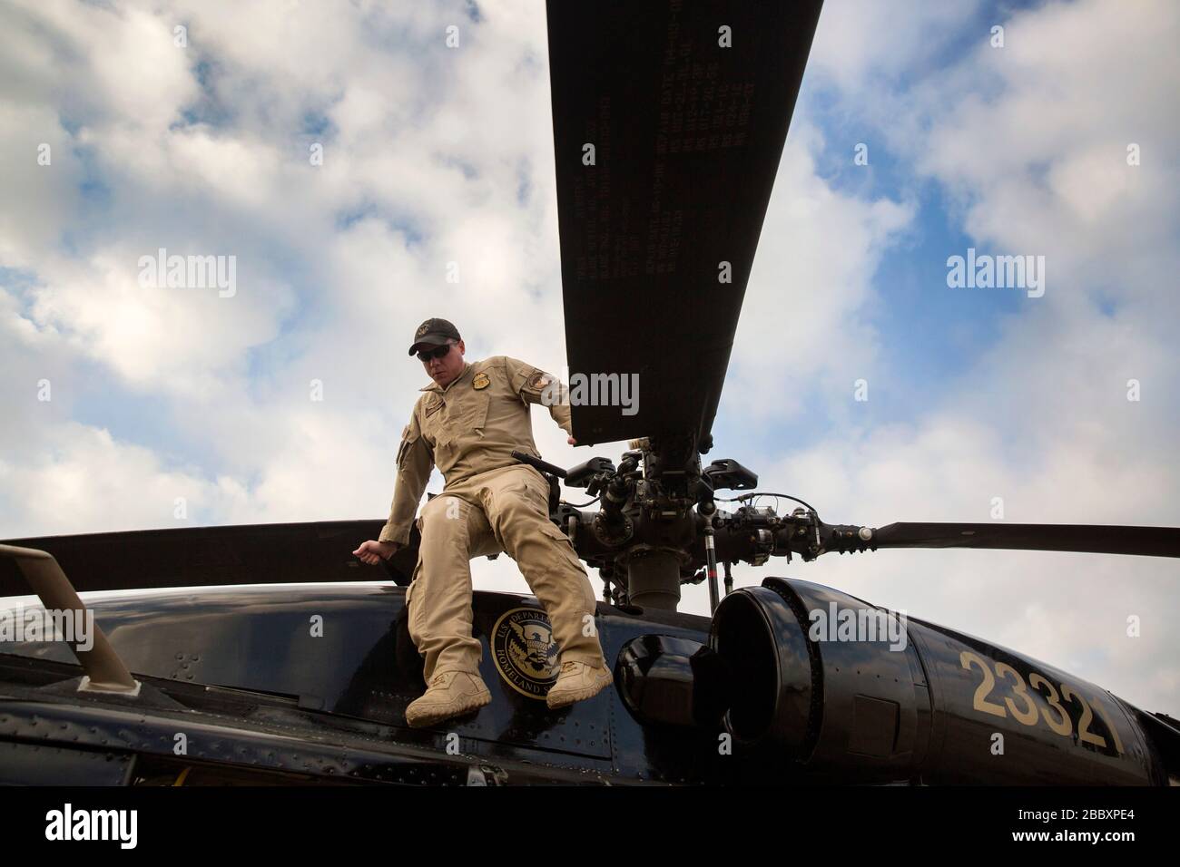 An air interdiction agent with the U.S. Customs and Border Protection ...
