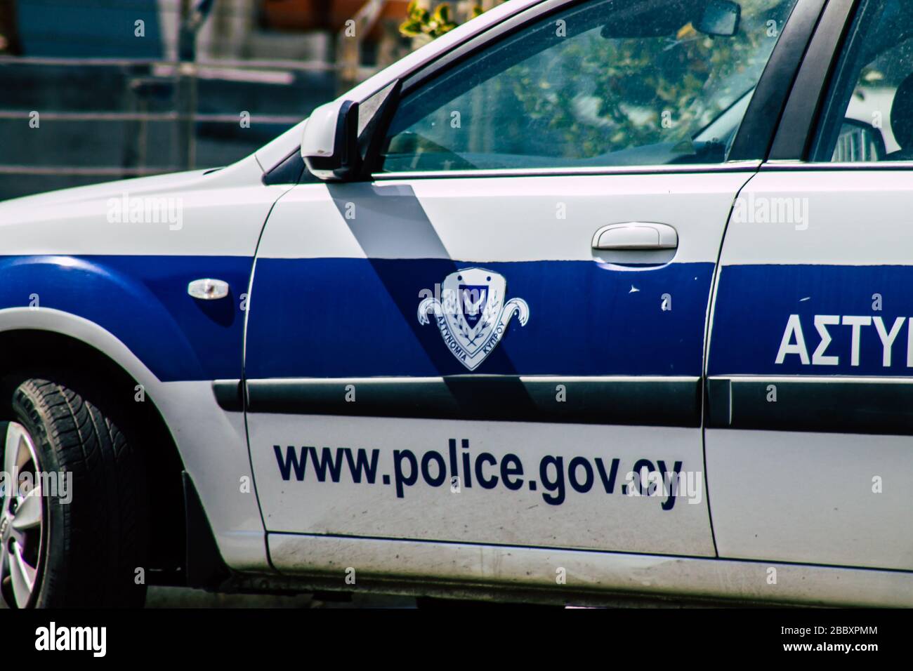Cyprus police car hi-res stock photography and images - Alamy