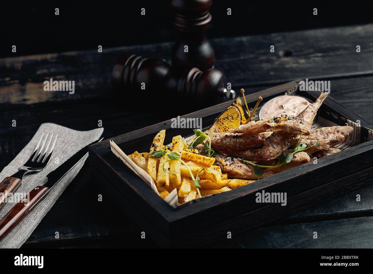 Batumi, Adjara, Georgia. Dishes Of Georgian National Cuisine: Fried Red ...