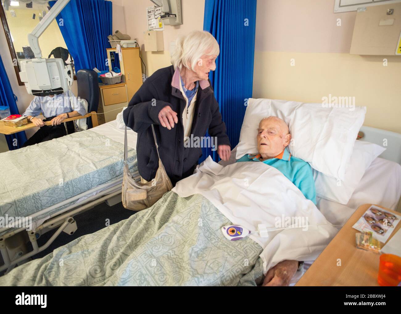 Elderly man death bed hi-res stock photography and images - Alamy
