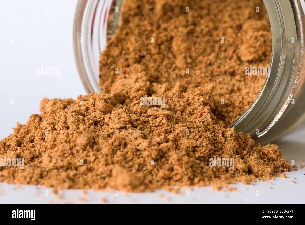 Taco Seasoning Spilled from a Spice Jar Stock Photo - Alamy