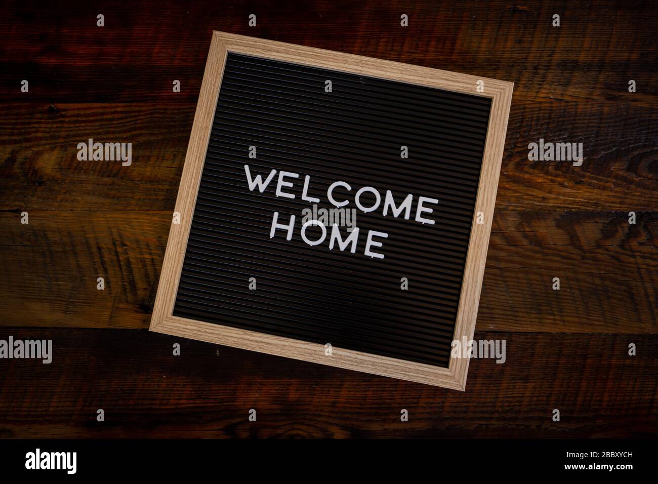 Welcome Home Centered Stock Photo - Alamy