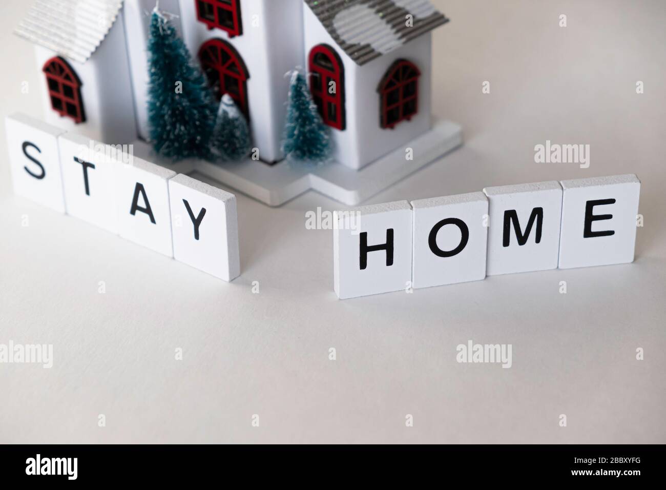 Stay at home for Self isolation during Covid 19 Pandemic with Letter ...