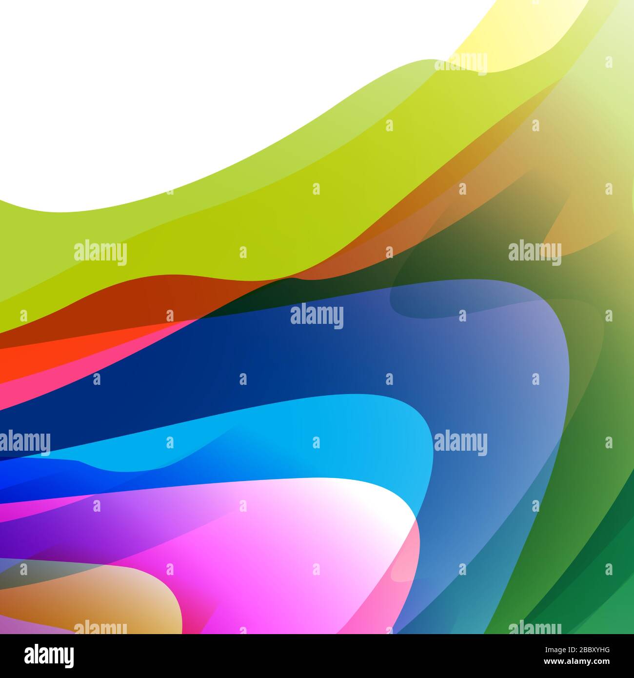 Colorful abstract background with curve lines Stock Vector Image & Art ...