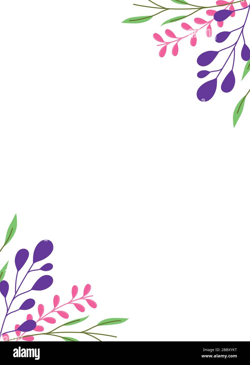 Isolated natural leaves design of Floral nature plant garden ornament ...