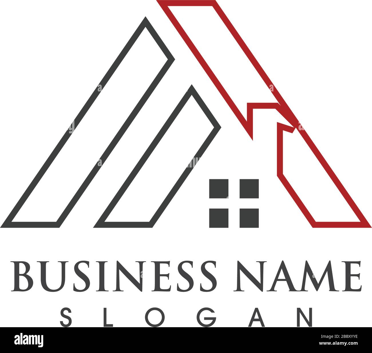 Home logo and symbol line vector image Stock Vector Image & Art - Alamy