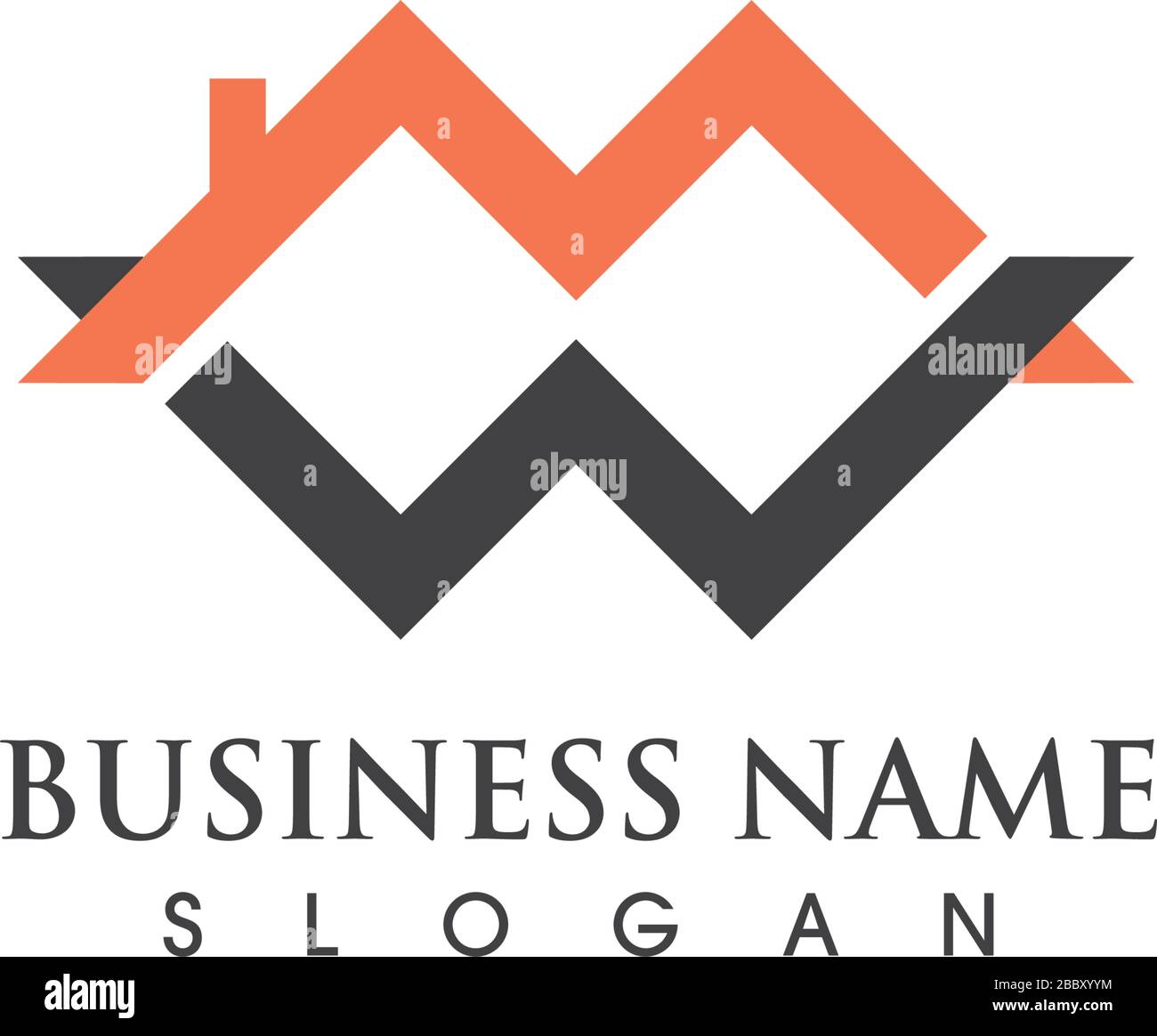 Home logo and symbol line vector image Stock Vector Image & Art - Alamy