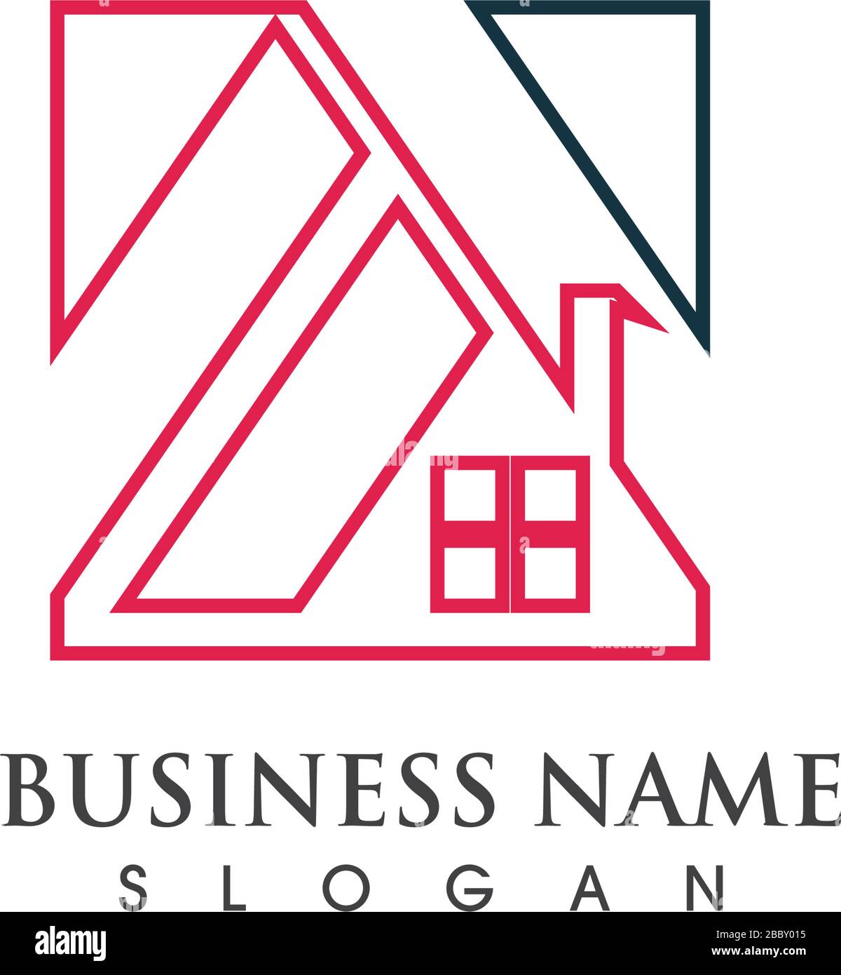 Home logo and symbol line vector image Stock Vector Image & Art - Alamy