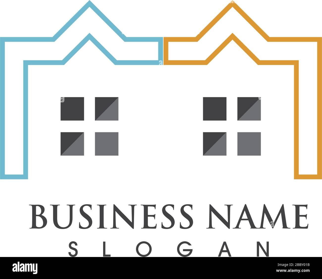 Home logo and symbol line vector image Stock Vector Image & Art - Alamy