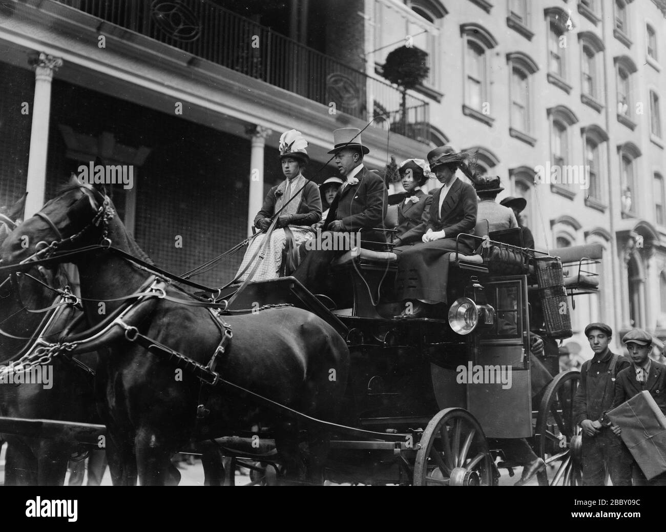 Ladies' 4-in-hand-club [Harriet Alexander driving] ca. 1910-1915 Stock ...