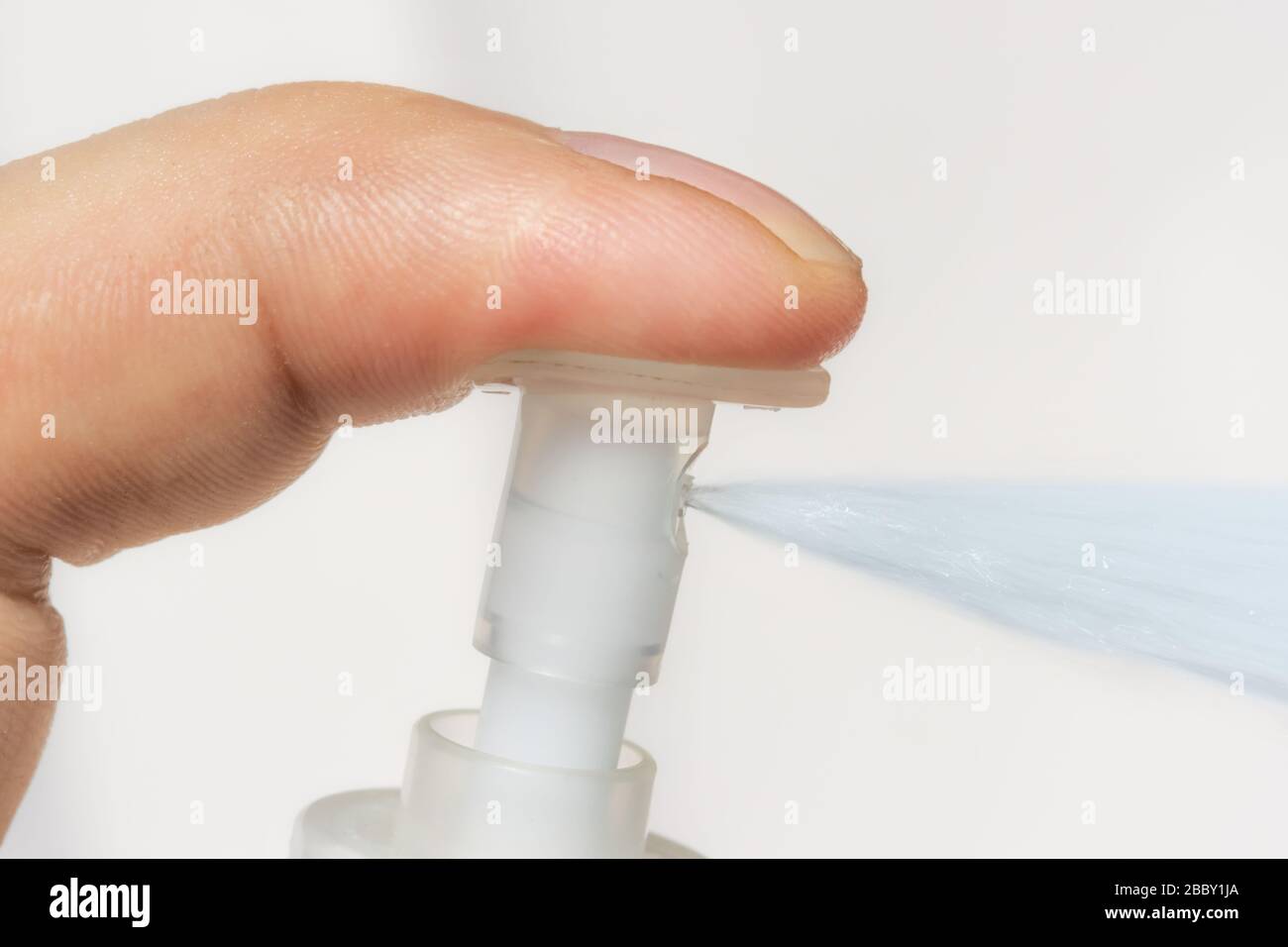 Finger spray hi-res stock photography and images - Alamy