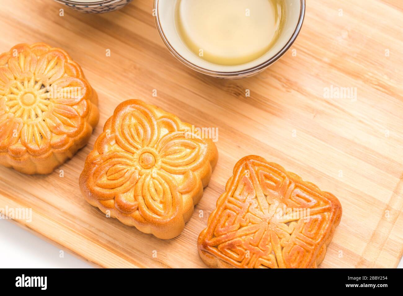 Delicious moon cake for Mid Autumn Festival Stock Photo - Alamy
