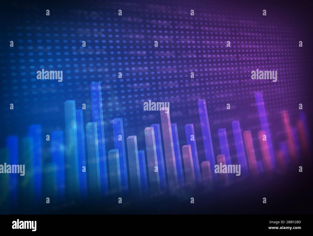 financial curve and arrows for stock or economic concept Stock Photo ...