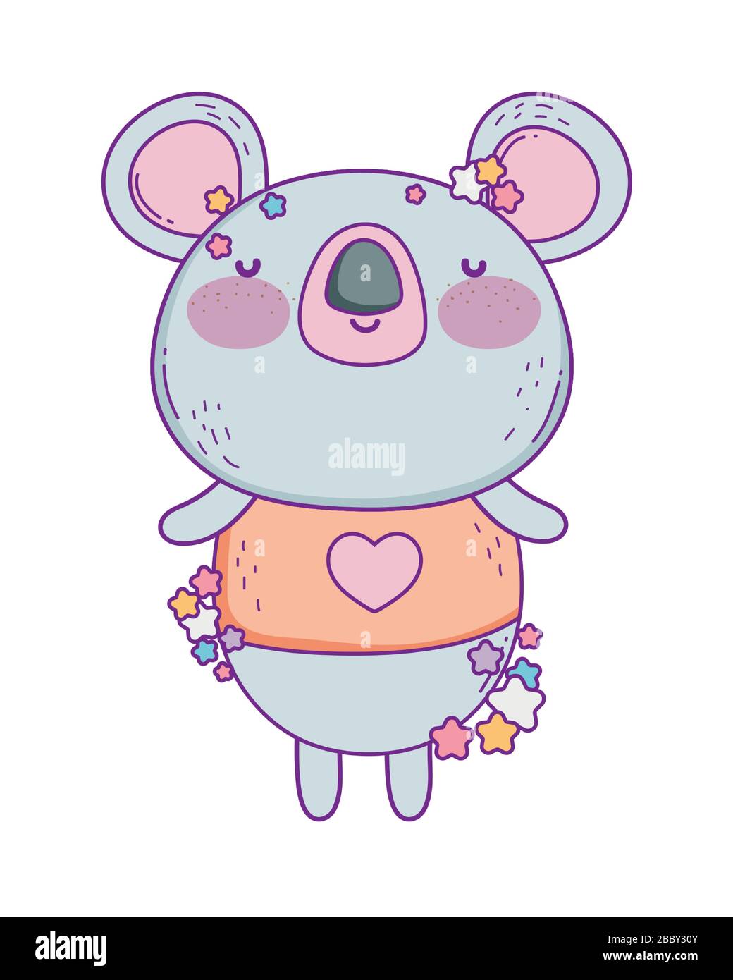 Cute koala cartoon design, Animal zoo life nature character childhood ...