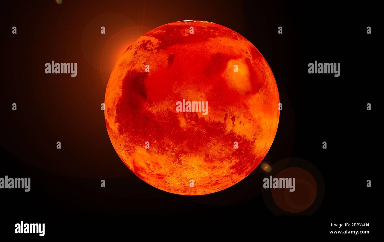 Mars - High resolution best quality solar system planet. This image ...