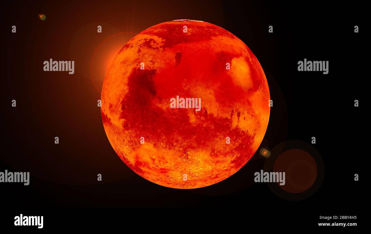 Mars - High resolution best quality solar system planet. This image ...