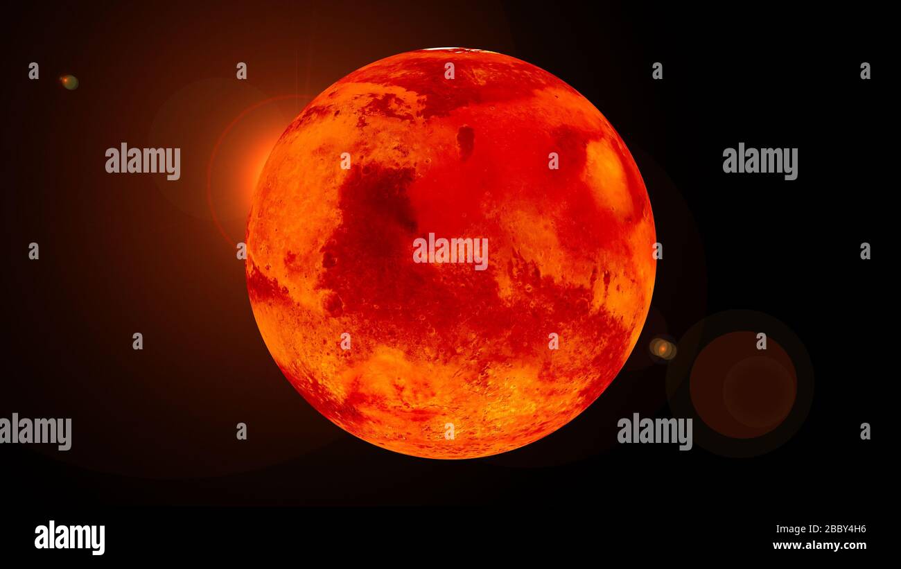 Mars - High resolution best quality solar system planet. This image ...