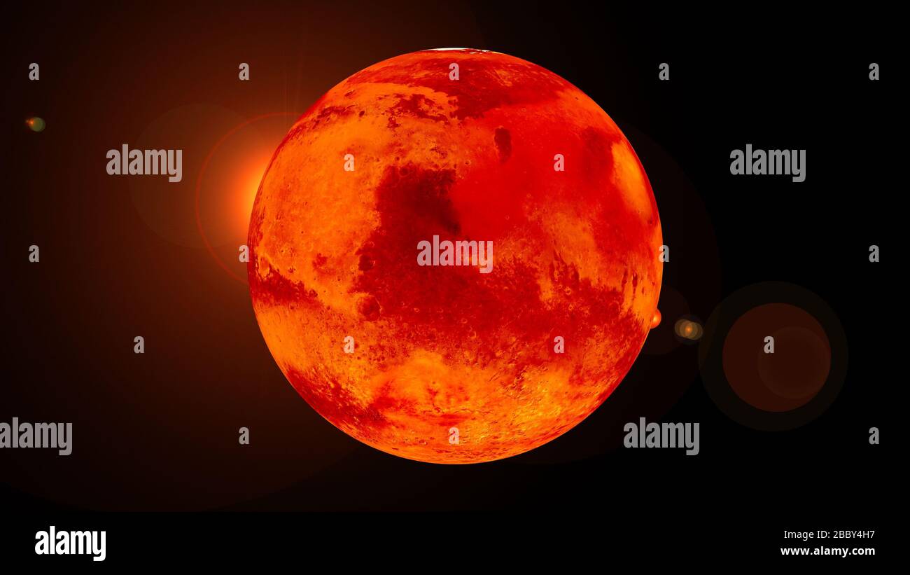 Mars - High resolution best quality solar system planet. This image ...