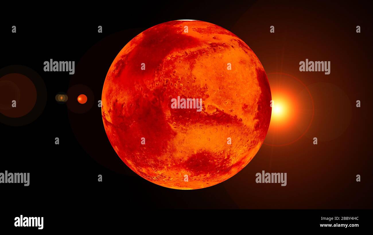 Mars - High resolution best quality solar system planet. This image ...