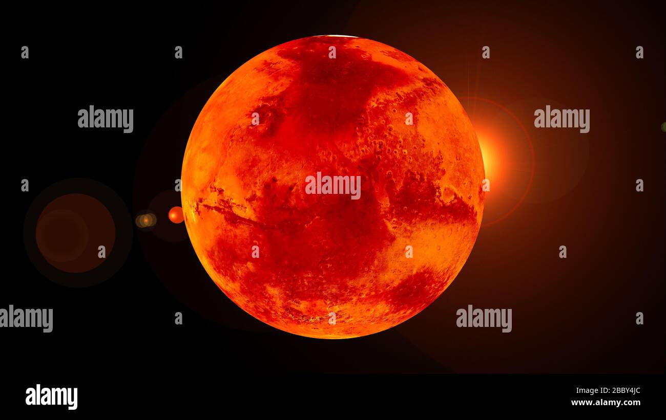 Mars - High resolution best quality solar system planet. This image ...