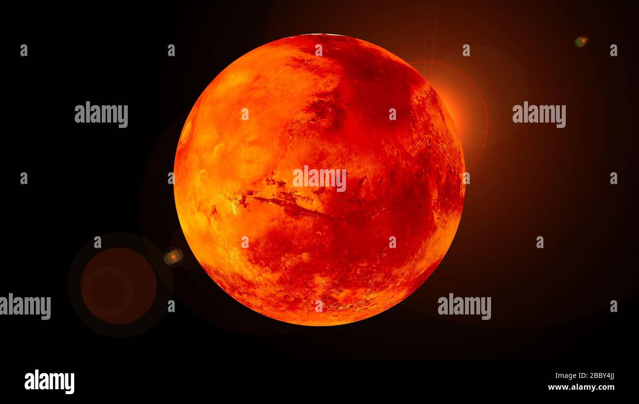 Mars - High resolution best quality solar system planet. This image ...