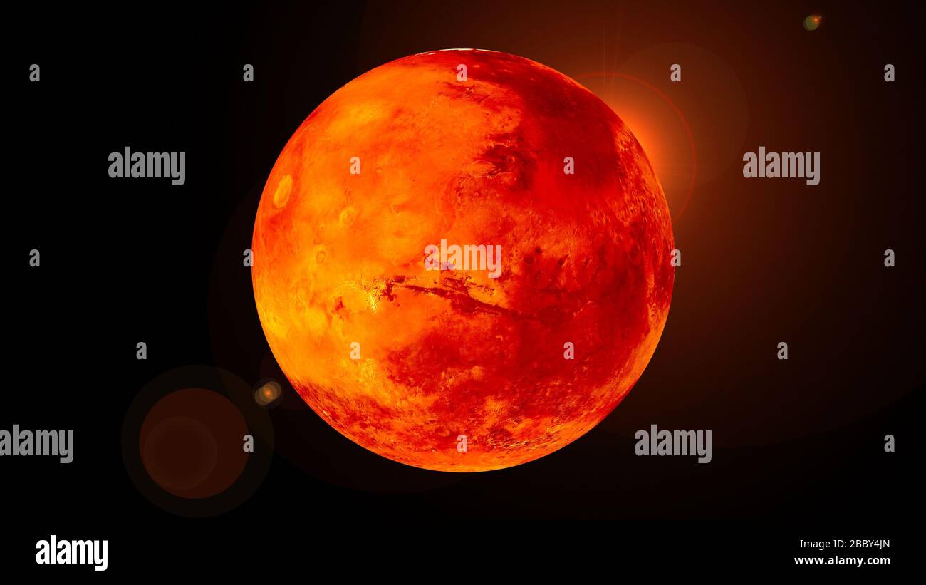 Mars - High resolution best quality solar system planet. This image ...