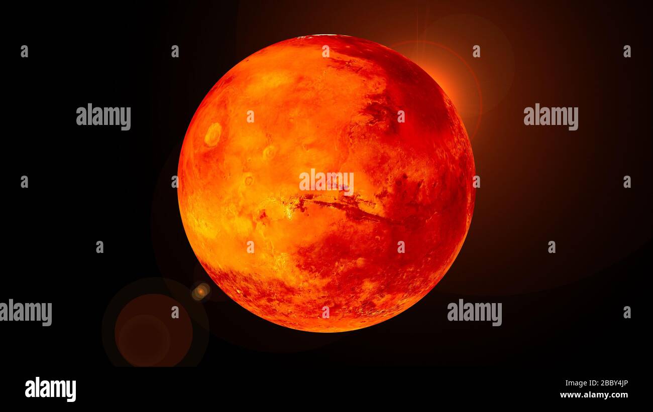 Mars - High resolution best quality solar system planet. This image ...