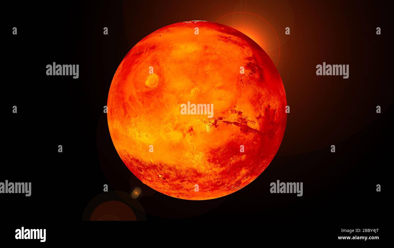 Mars - High resolution best quality solar system planet. This image ...