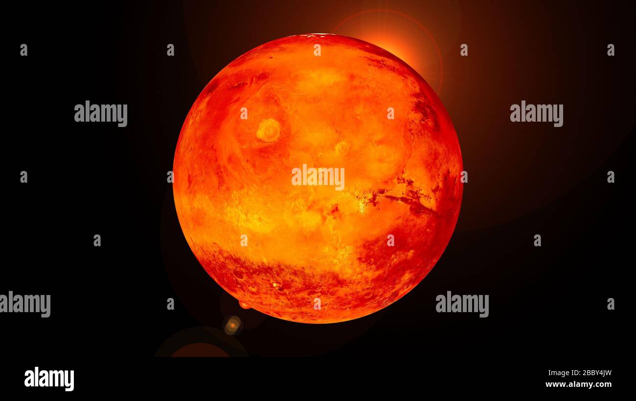 Mars - High resolution best quality solar system planet. This image ...