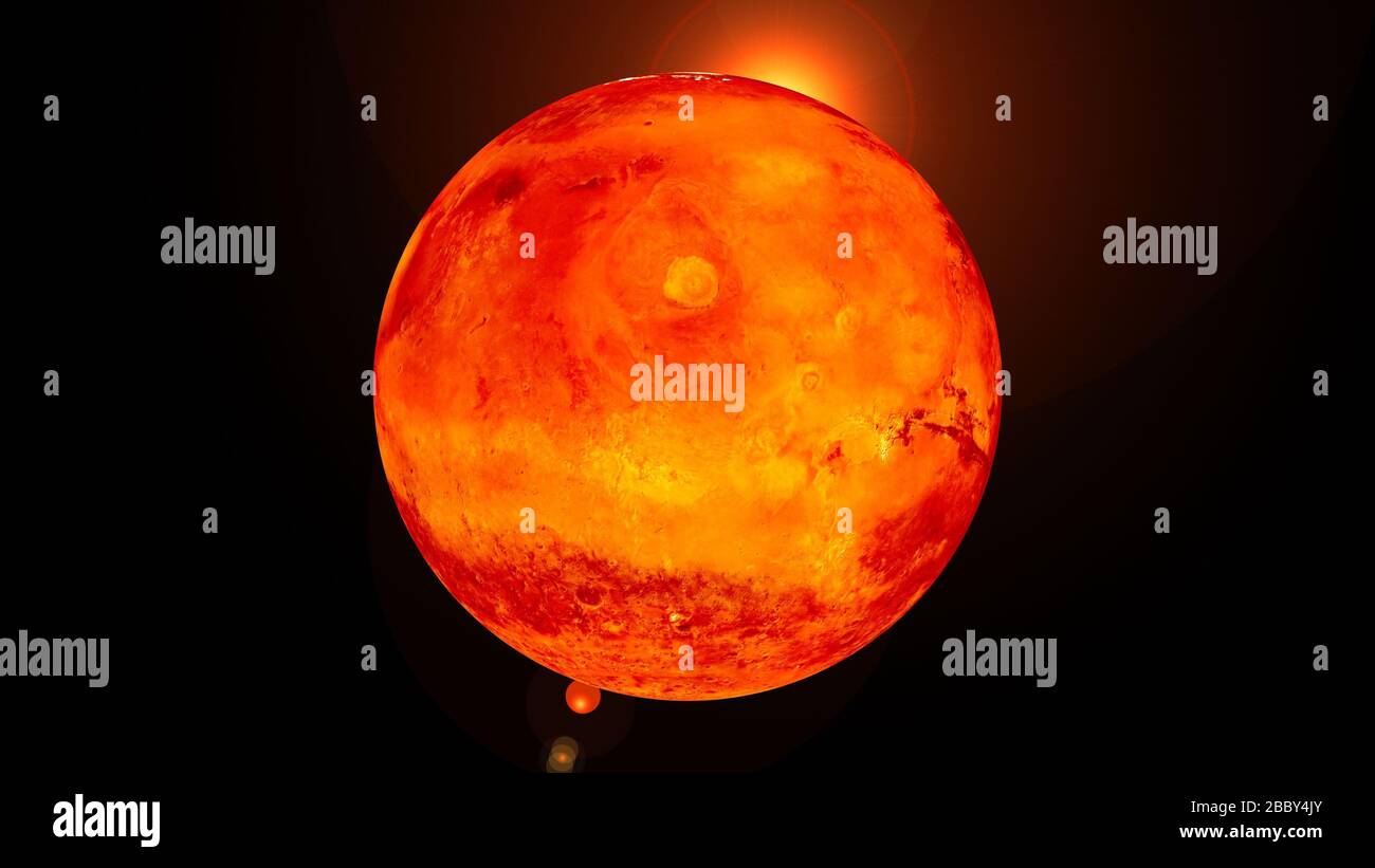 Mars - High resolution best quality solar system planet. This image ...