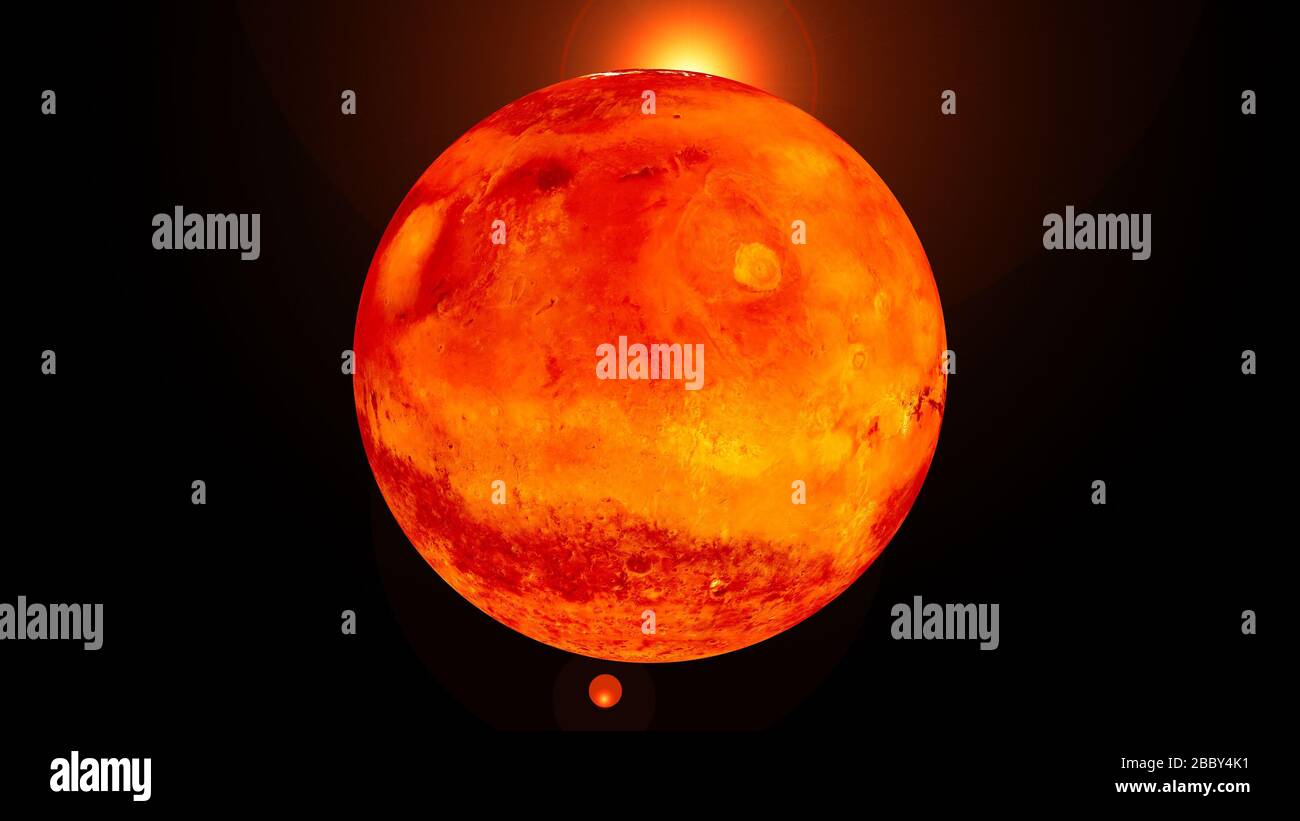 Mars - High resolution best quality solar system planet. This image ...