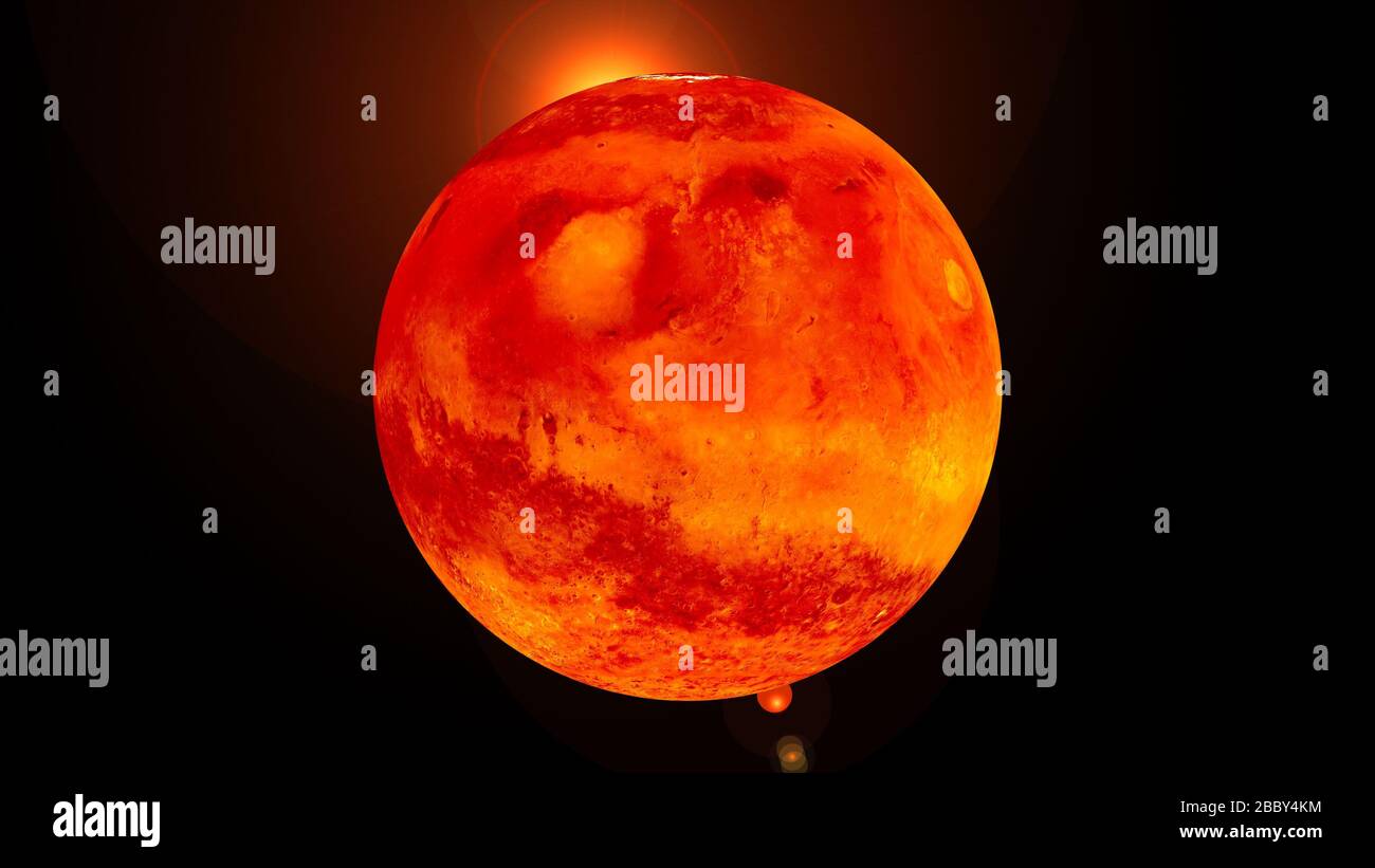 Mars - High resolution best quality solar system planet. This image ...