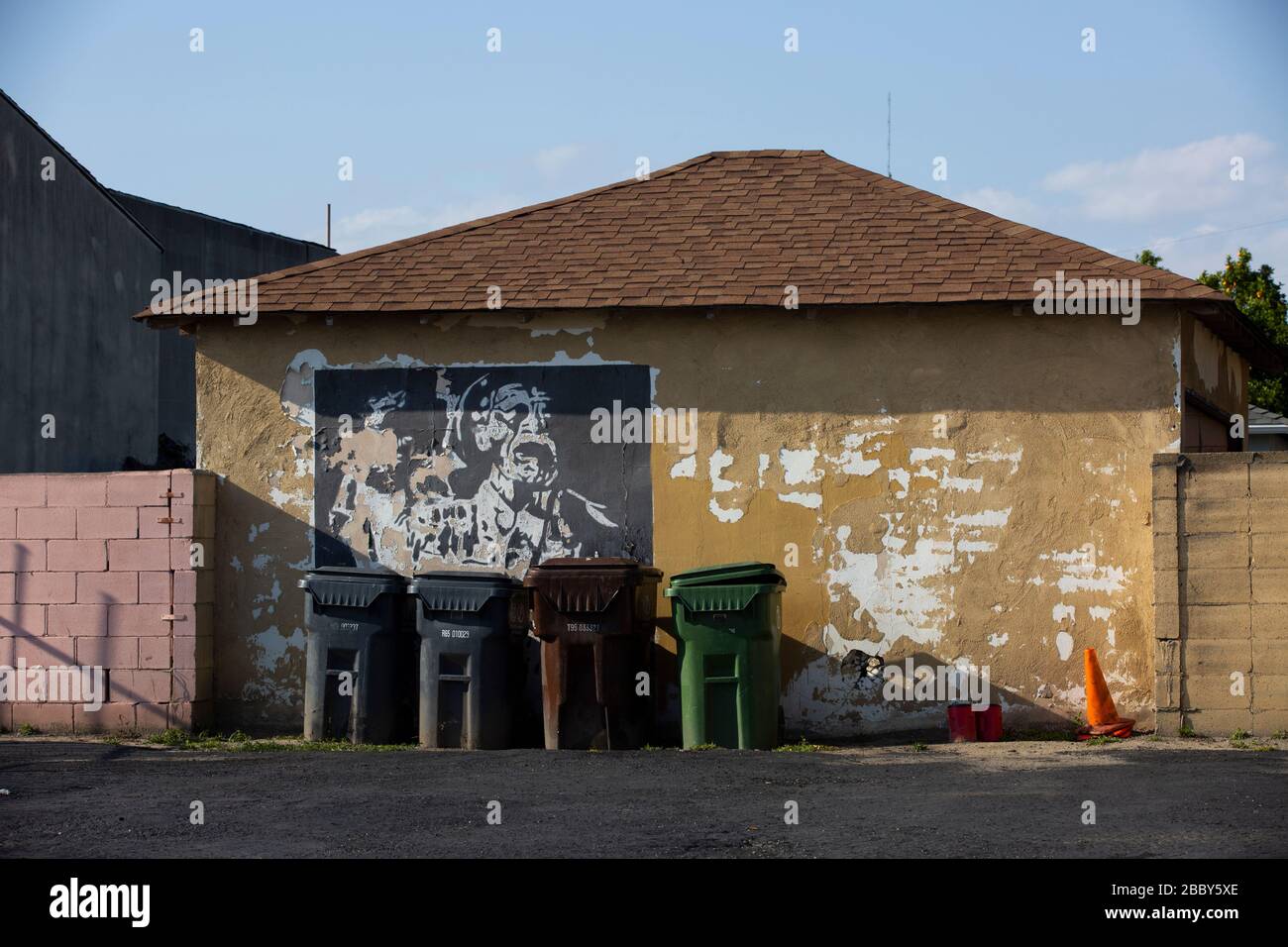 Street view of downtown Compton, California, USA Stock Photo - Alamy