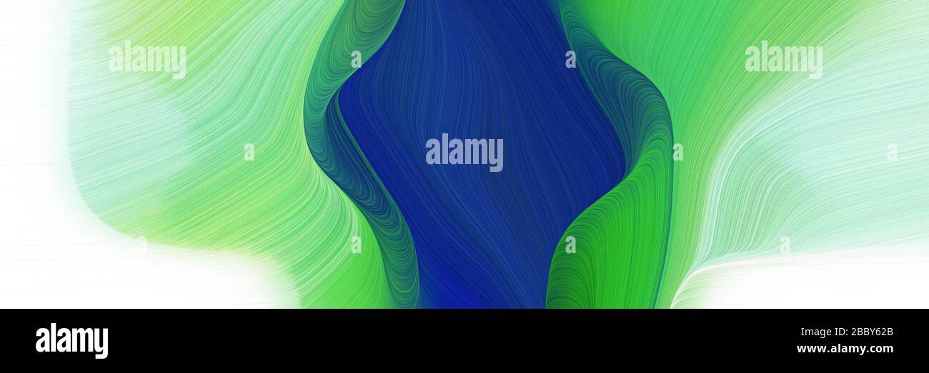 abstract beautiful futuristic banner with pastel green, midnight blue ...