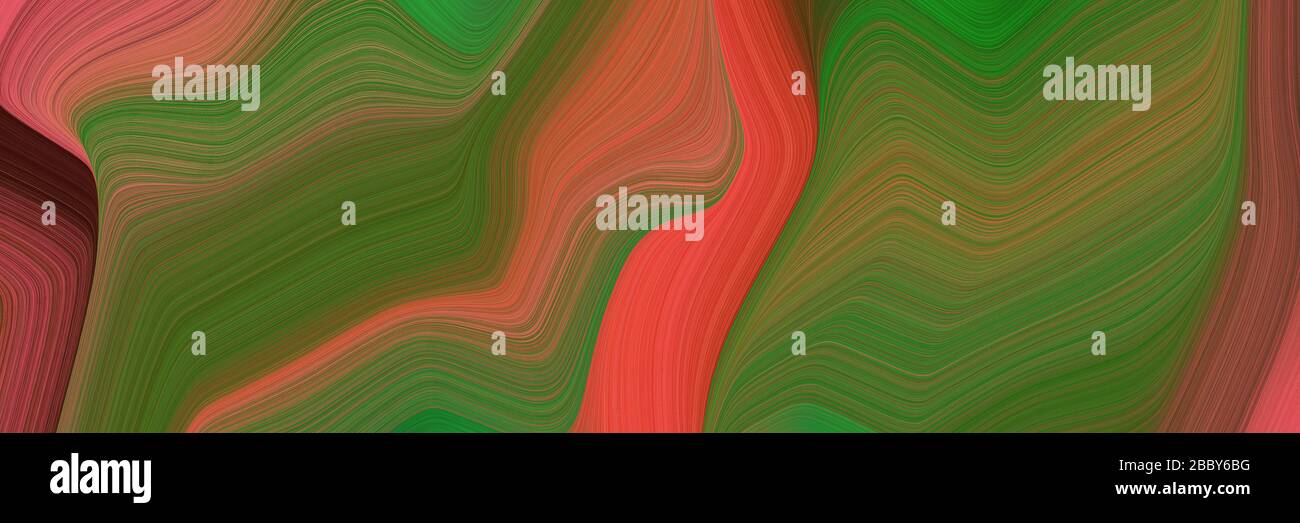abstract landscape orientation graphic with waves. modern soft swirl ...